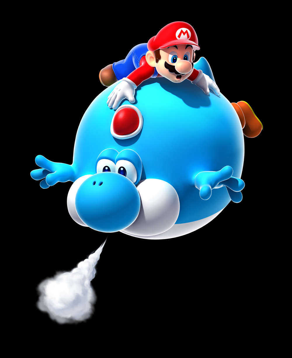 Super Mario Galaxy 2: Blue Yoshi